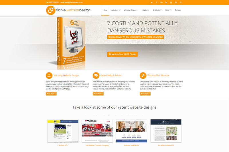 Web Design Cheshire - Top Website Designers - Local Companies